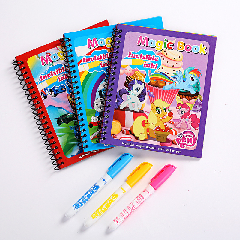 Jual WD Magic Water Book Buku Gambar Mewarnai Ajaib Magic Water Pen ...