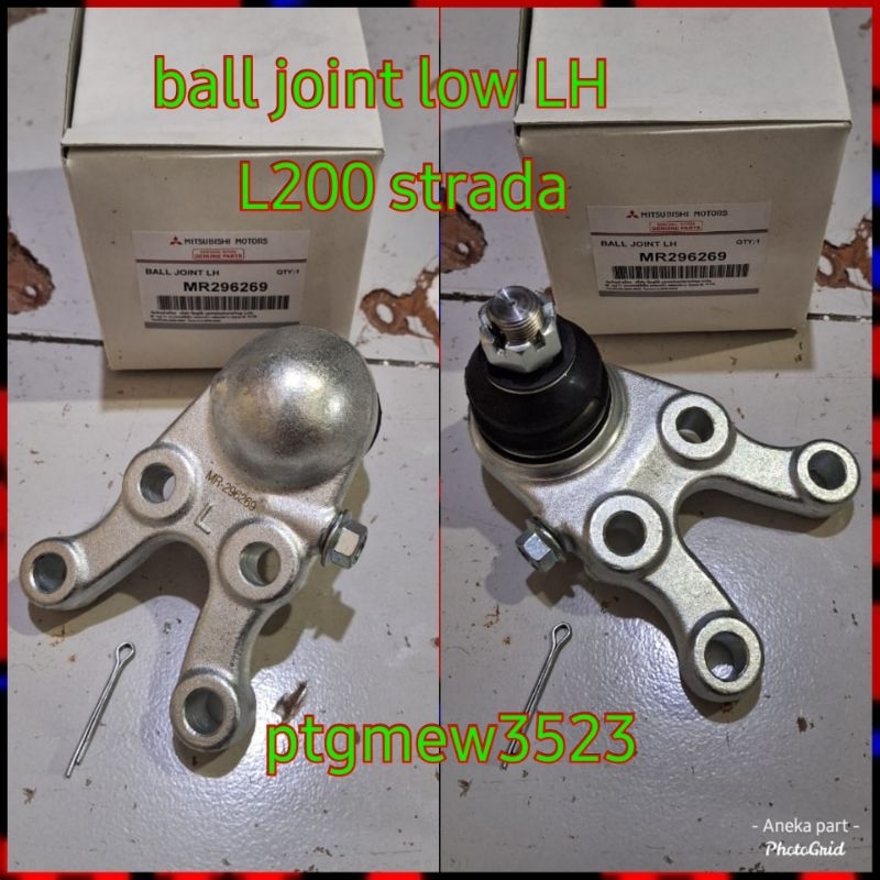 Jual ball joint bawah kiri l200 strada ball joint arm sayap bawah kiri ...