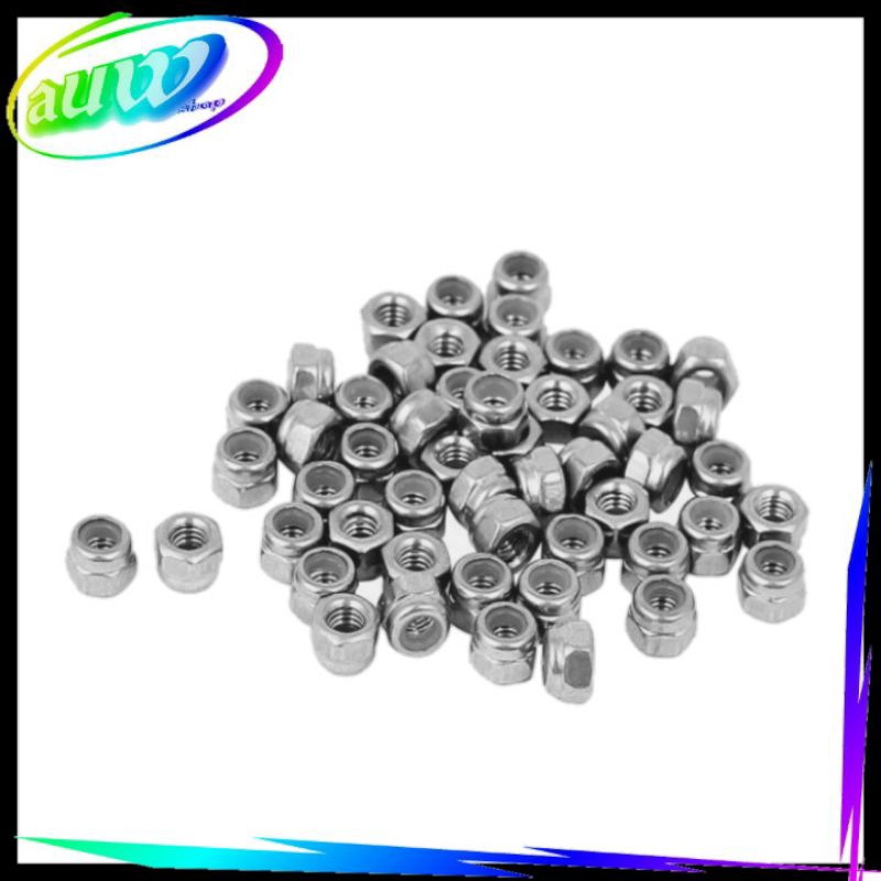 Jual Lock nuts M2.5 nylon Mur kunci nylon RC car RC truck | Shopee Indonesia