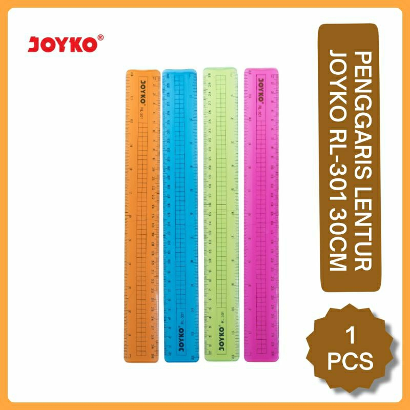 Jual Penggaris Lentur Joyko 30cm RL-301 / Flexible Ruler Joyko 30CM ...
