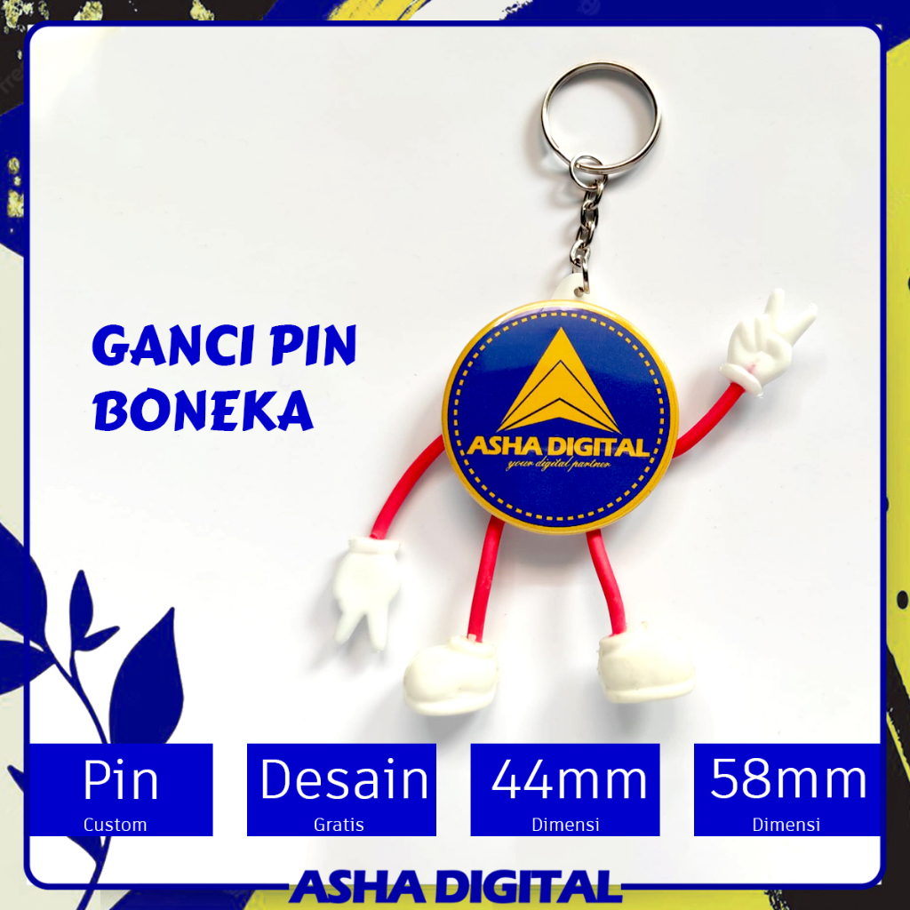 Jual Gantungan Kunci Boneka | Cetak Pin Bross | Ganci Custom Desain ...