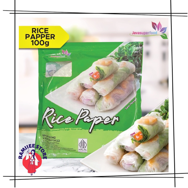 Jual Repacking.100gr Rice Paper / Banh Trang Bulat High Quality Rice ...