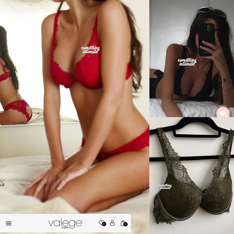 Jual #2 VALEGE Dahalia Wonderbra UK My Pretty Pushup Cleavage Boost Plunge Lace Bra Import Bh ...