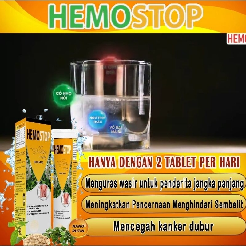 Jual HEMOSTOP TABLET UNTUK PASIEN WASIR, SEMBELIT, AMBEIN DLL DI JAMIN ...