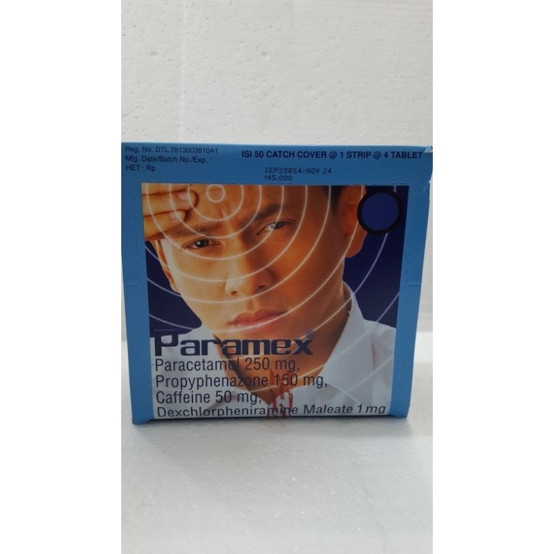 Jual Paramex 1 box isi 50 blister | Shopee Indonesia
