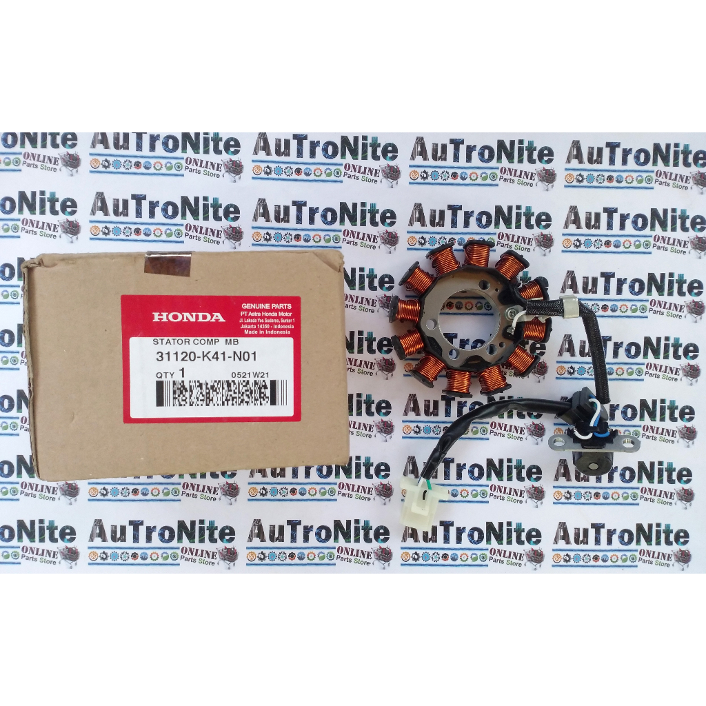 Jual Spul Magnet Stator Comp MitsuBa MB 31120-K41-N01 Original Honda Blade Supra X 125 FI ...