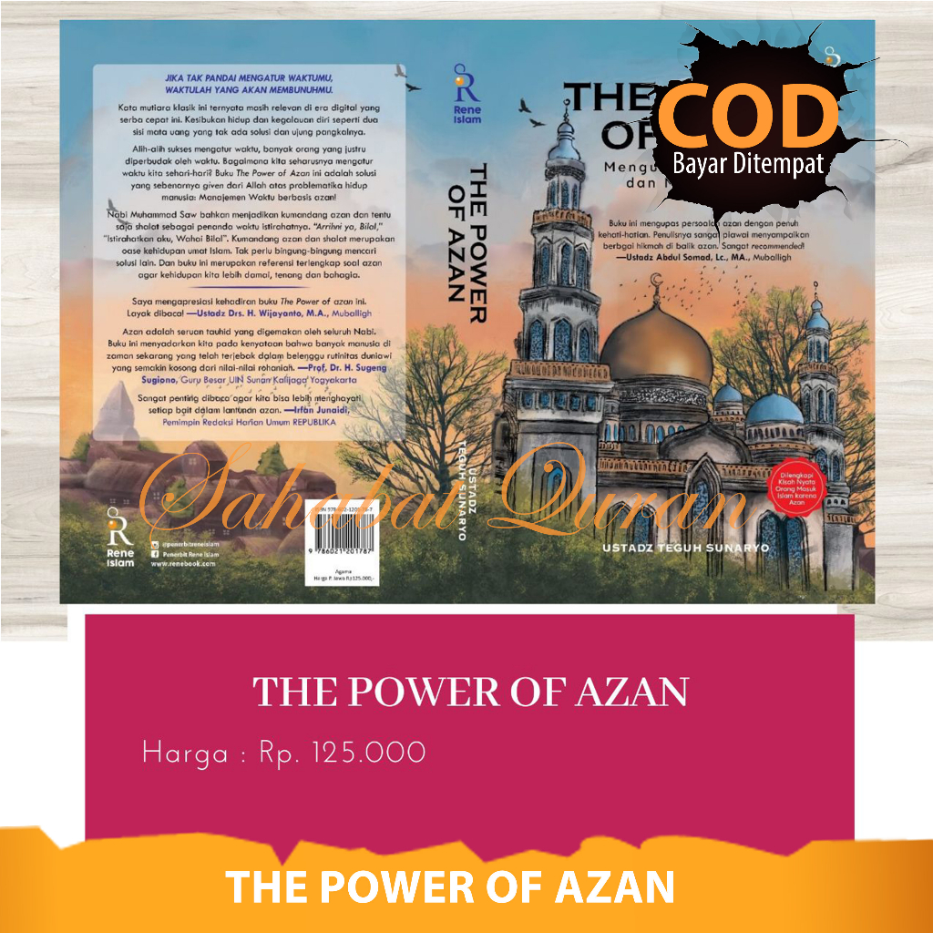 Jual Buku Islami THE POWER OF AZAN Mengungkap Keajaiban dan Manfaat ...
