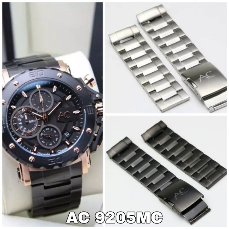 Jual RANTAI AC 9205MC STRAP ALEXANDRE CHRISTIE 9205 ORIGINAL RANTAI JAM ...