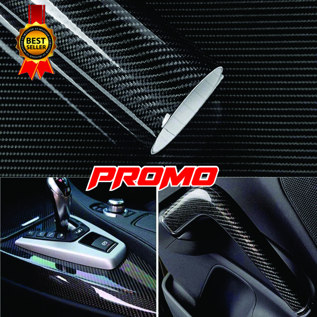 Jual TERMURAH STIKER KARBON 6D GLOSY STICKER KARBON CARBON 3D LEBAR 50 ...