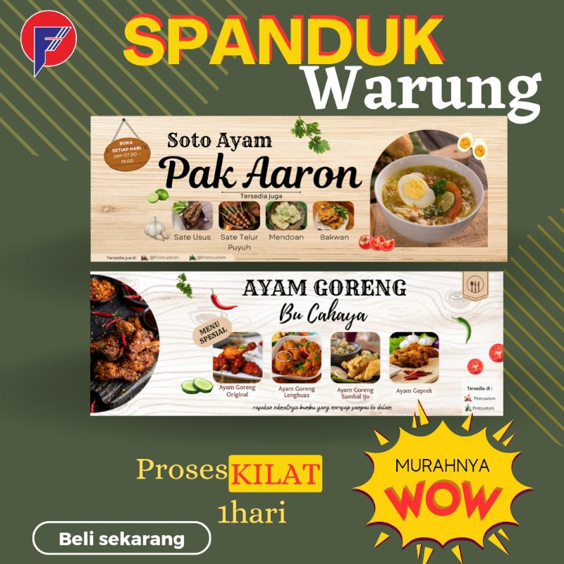 Jual Spanduk Banner Warung Makan - Spanduk Warung Klontong - Cetak ... Jual Spanduk Banner Warung Makan - Spanduk Warung Klontong - Cetak ...