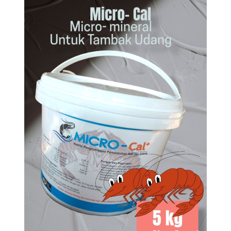 Jual Mineral Tambak Udang Micro cal+ 5 kg | Shopee Indonesia