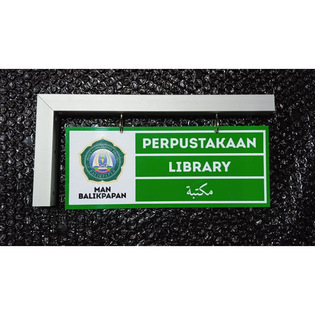 Jual 10CM x 30CM Plang Kelas Plang Ruangan Akrilik Acrilyc 10CM x 30CM ...
