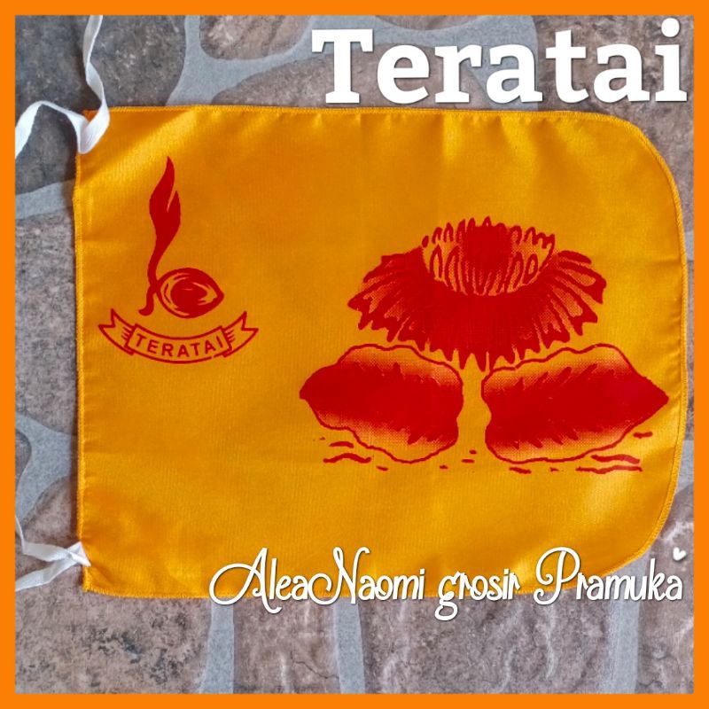 Jual Bendera regu pramuka putri bunga teratai bendera regu bunga ...