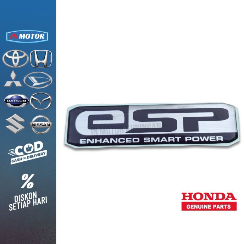 Jual emblem ESP honda original logo stiker emblem ESP | Shopee Indonesia