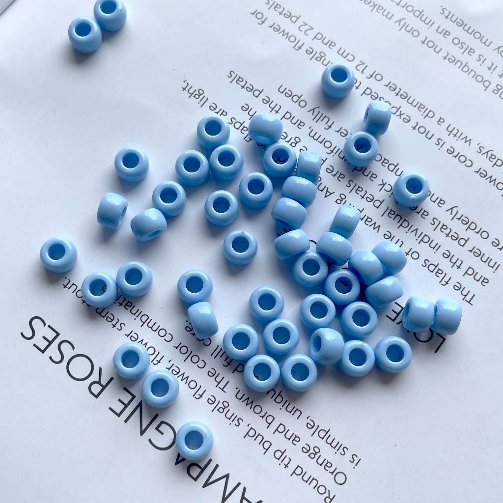 Jual 10 gr Manik-manik PONY BEADS SUSU | Shopee Indonesia