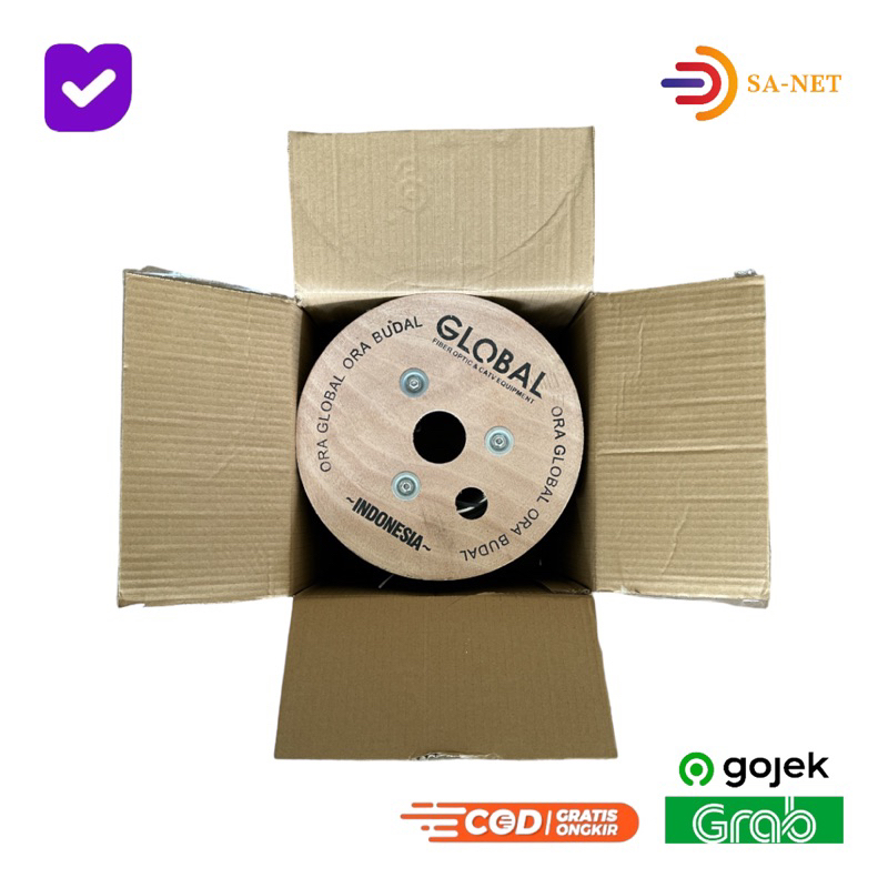 Jual GLOBAL 2 CORE 3 SELING 1KM / 1000M - DROPCORE KABEL FO FIBER OPTIC ...