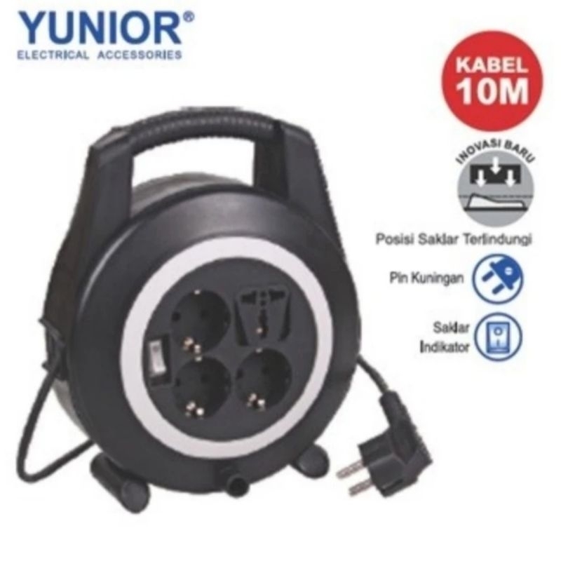 Jual Kabel Rol Roll Stop Kontak 4 Lubang LOYAL YUNIOR LY-110 SK Plus ...