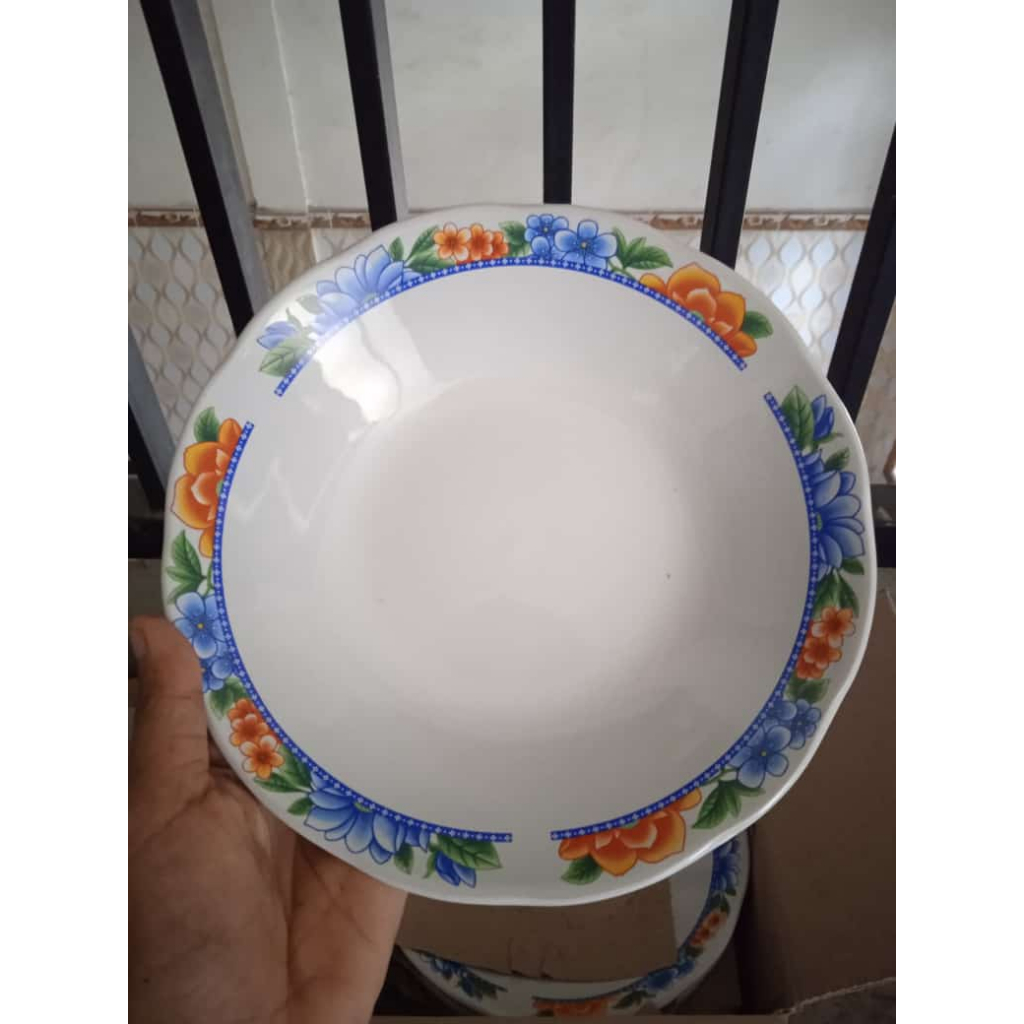 Jual Piring Makan keramik 8 Inch Lilia (per pcs) | Shopee Indonesia