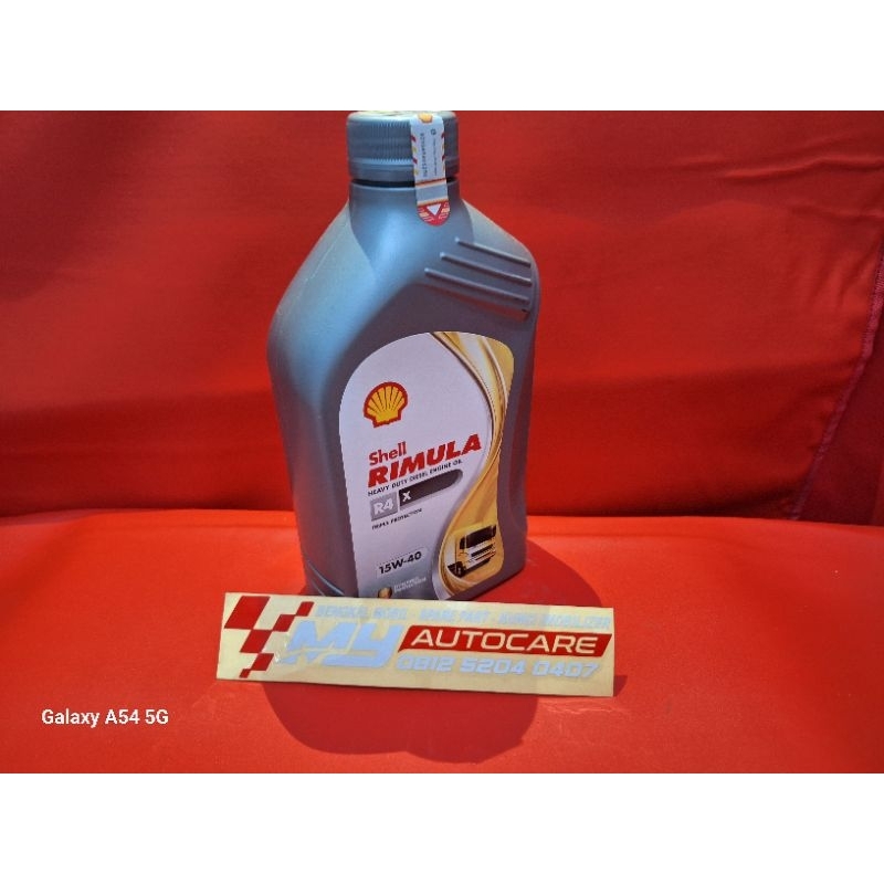 Jual OLI MOBIL DIESEL SHELL RIMULA R4X 15W-40 1LITER | Shopee Indonesia