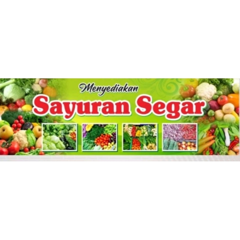 Jual SPANDUK BANNER WARUNG SAYUR | Shopee Indonesia