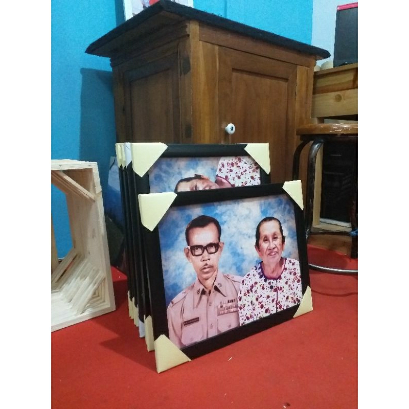 Jual CETAK KANVAS INCLUDE FRAME 12R 2PCS | Shopee Indonesia