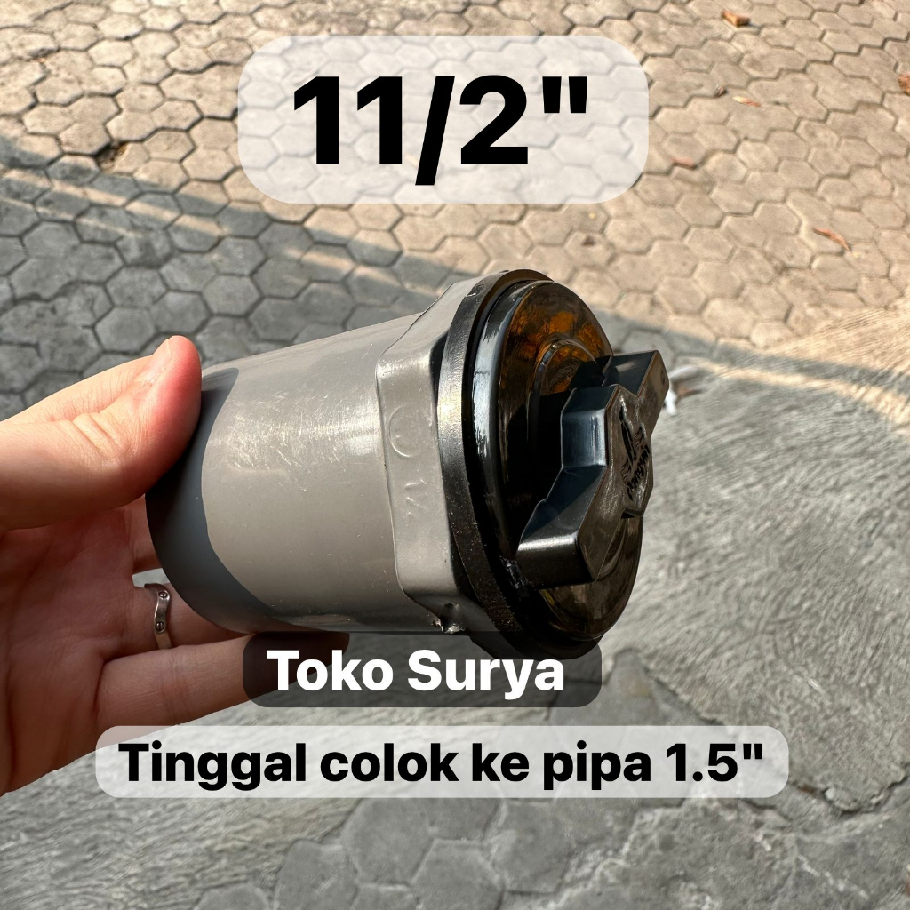 Jual clean out 11/2" clean out 1.5" clean out 1,5 inch CO 11/2" clean ...