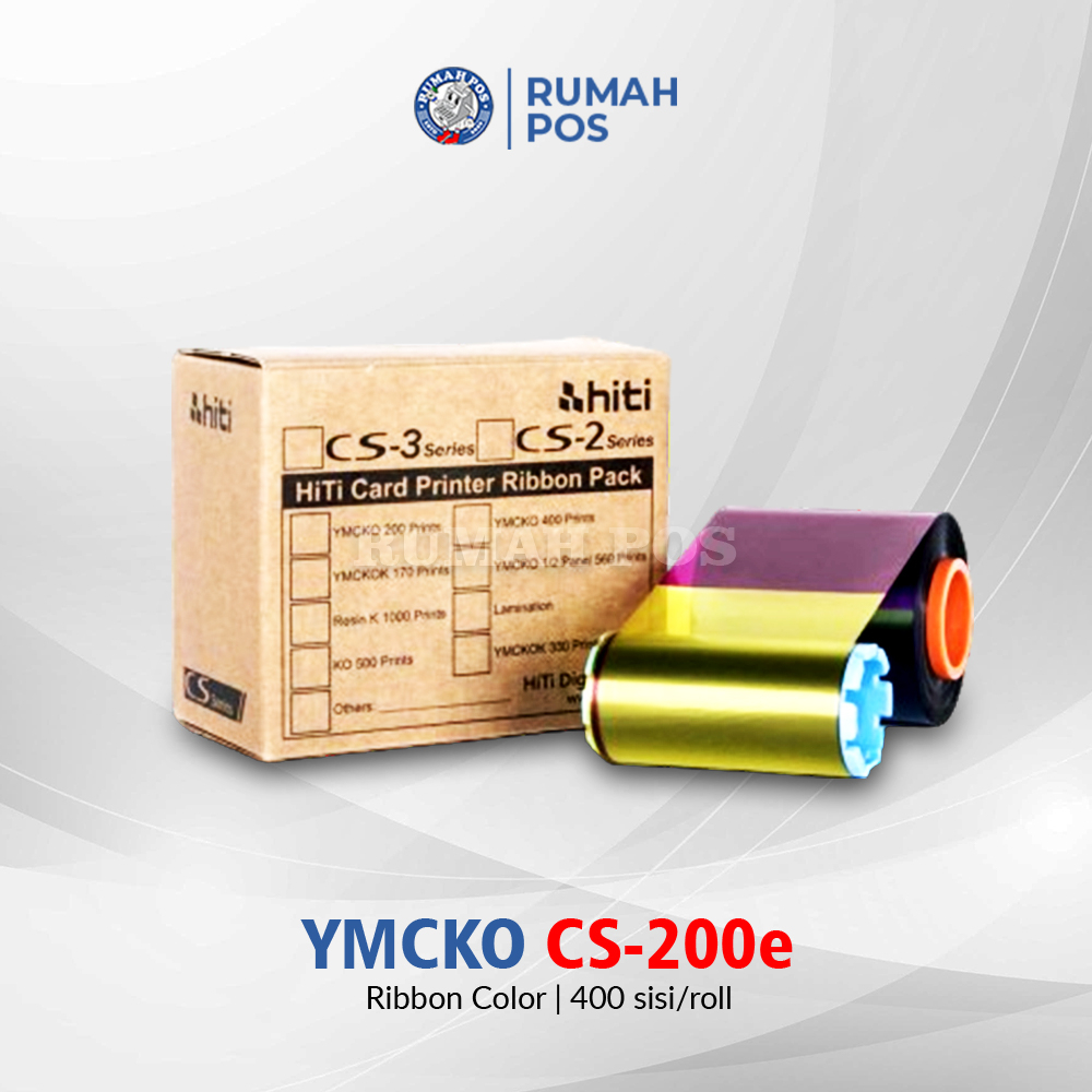 Jual Ribbon Warna Printer Kartu HITI CS200e - ID Card CS 200 e YMCKO ...