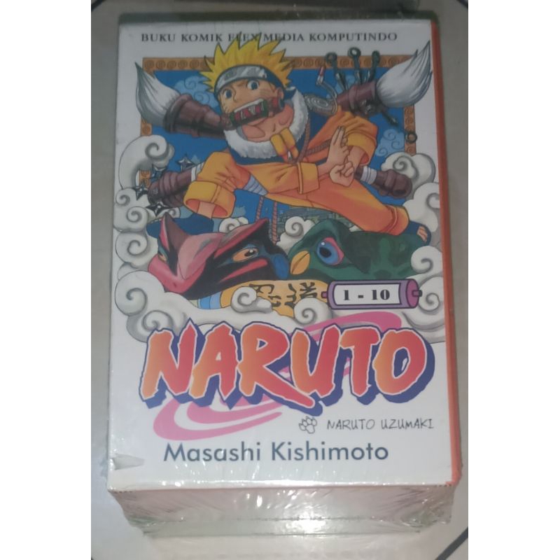 Jual komik Naruto box set vol 1-10 original segel | Shopee Indonesia