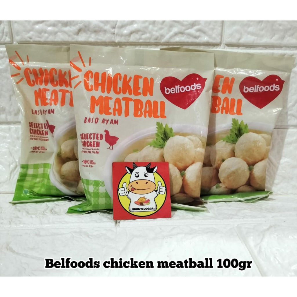 Jual BELFOODS BAKSO AYAM 100GR - BELFOODS CHICKEN MEAT BALL - FROZEN ...