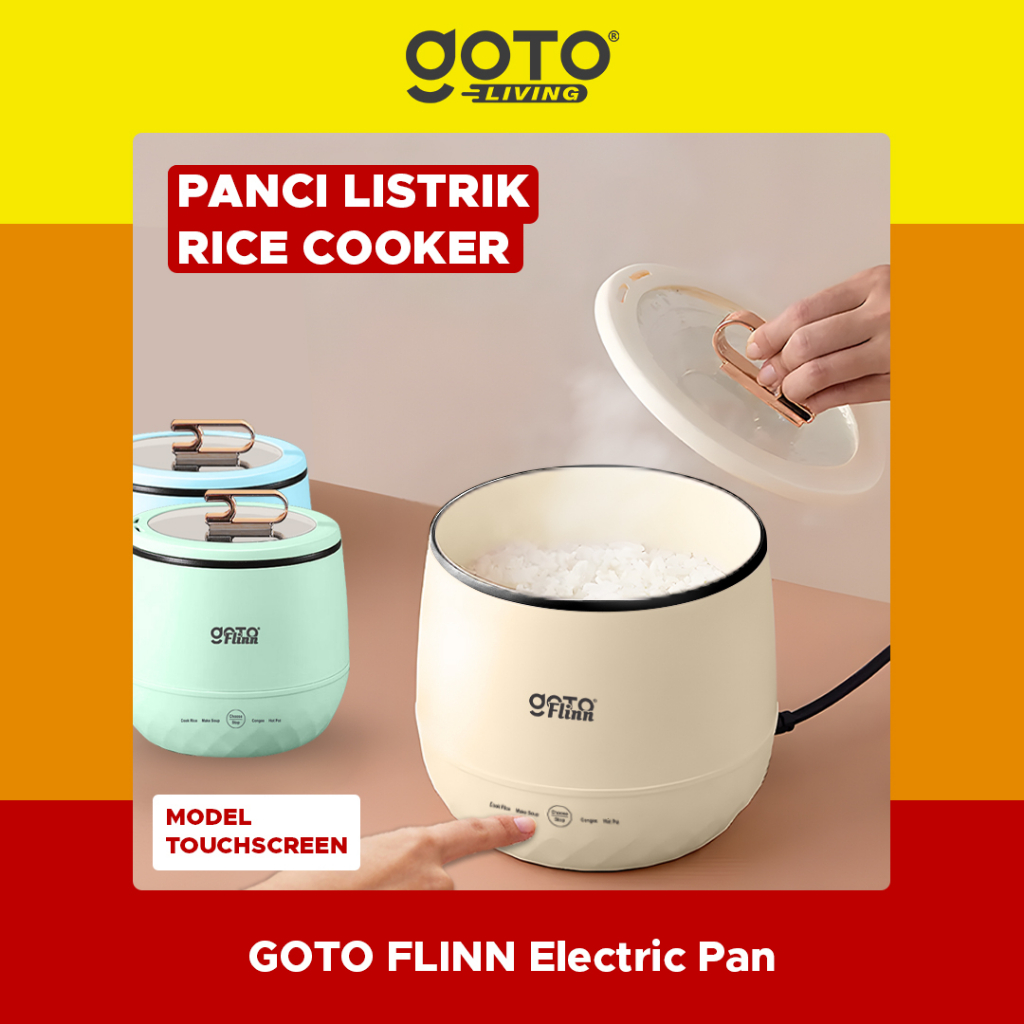 Jual Goto Flinn Panci Listrik Elektrik 1.6L Fry Pan Penanak Nasi ...