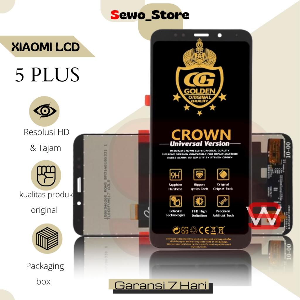Jual LCD XIAOMI REDMI 5 PLUS / TOUCHSCREEN XIAOMI REDMI 5+ ORIGINAL ...