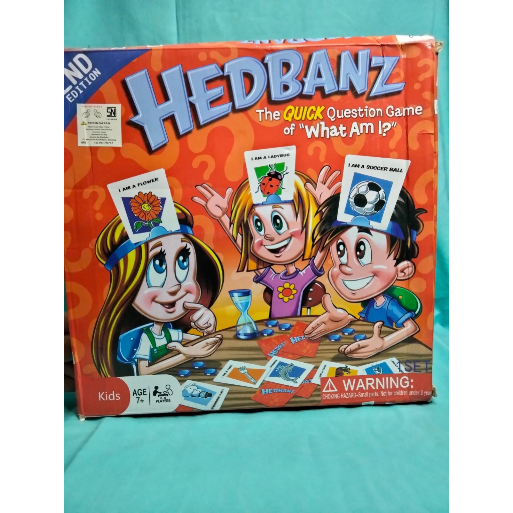 Jual HEDBANZ Board Game (Quick Question Game - Berlatih Bahasa Inggris ...