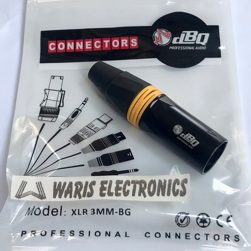Jual Jack Cannon XLR Male DBQ Original | Shopee Indonesia