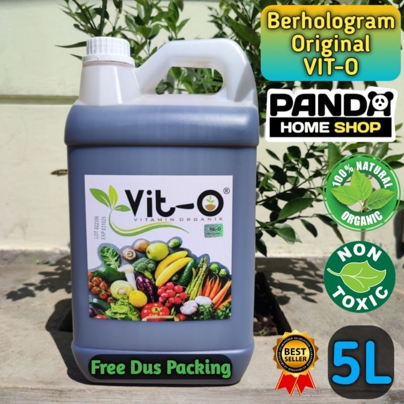 Jual Pupuk Organik Cair VIT-O Kemasan Pabrik 5 Liter | Shopee Indonesia