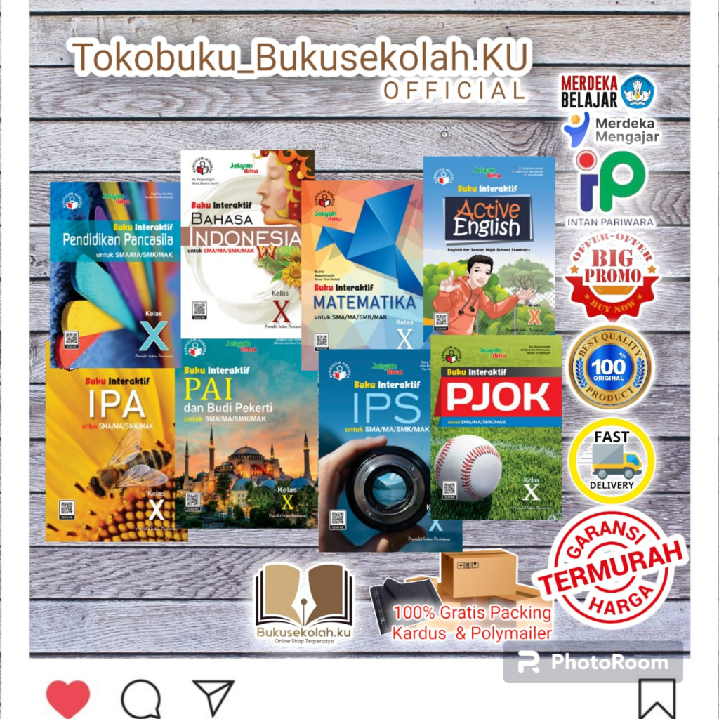 Jual diskon BUKU PENDAMPING/PAKET INTERAKTIF Kelas 10 SMA/MA Kurikulum Merdeka Terbaru Intan ...