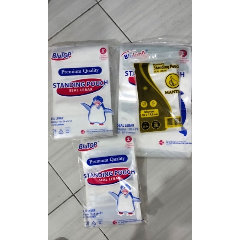 Jual PLASTIK STANDING POUCH/ 1 PACK ISI 50 LEMBAR | Shopee Indonesia