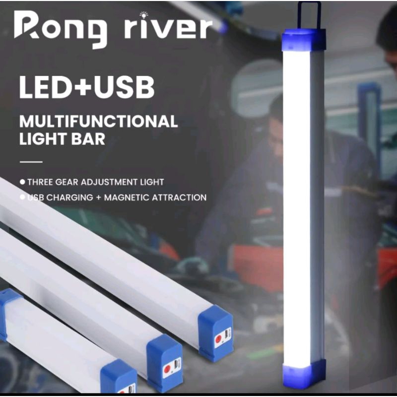 Jual LAMPU EMERGENCY LED LAMPU NEON LED PANJANG T7 USB BOLAM LET PORTABLE | Shopee Indonesia