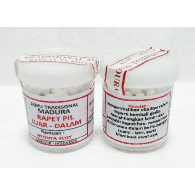 Jual Jamu Madura Pil Rapet Luar Dalam Nyonya Rosy | Shopee Indonesia