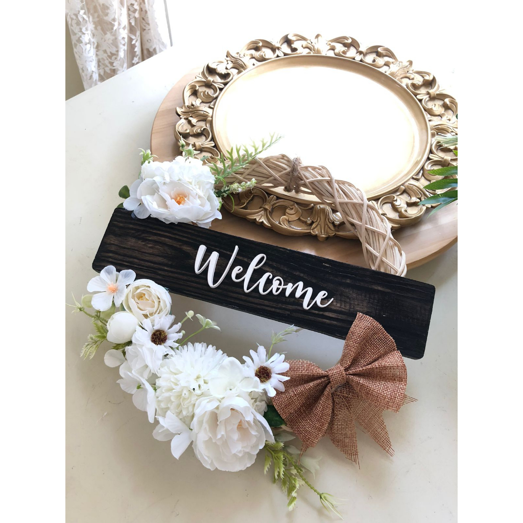 Jual WREATH FLOWER / HIASAN PINTU / GANTUNGAN PINTU/ FLOWER WREATH ...