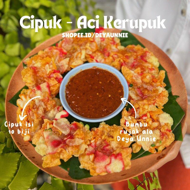 Jual Cipuk (Aci Kerupuk) khas Bandung isi 10 biji HALAL | Shopee Indonesia