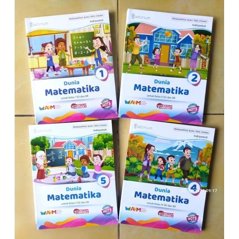Jual BUKU MATEMATIKA SD KELAS 1.2.4.5 KSP | Shopee Indonesia
