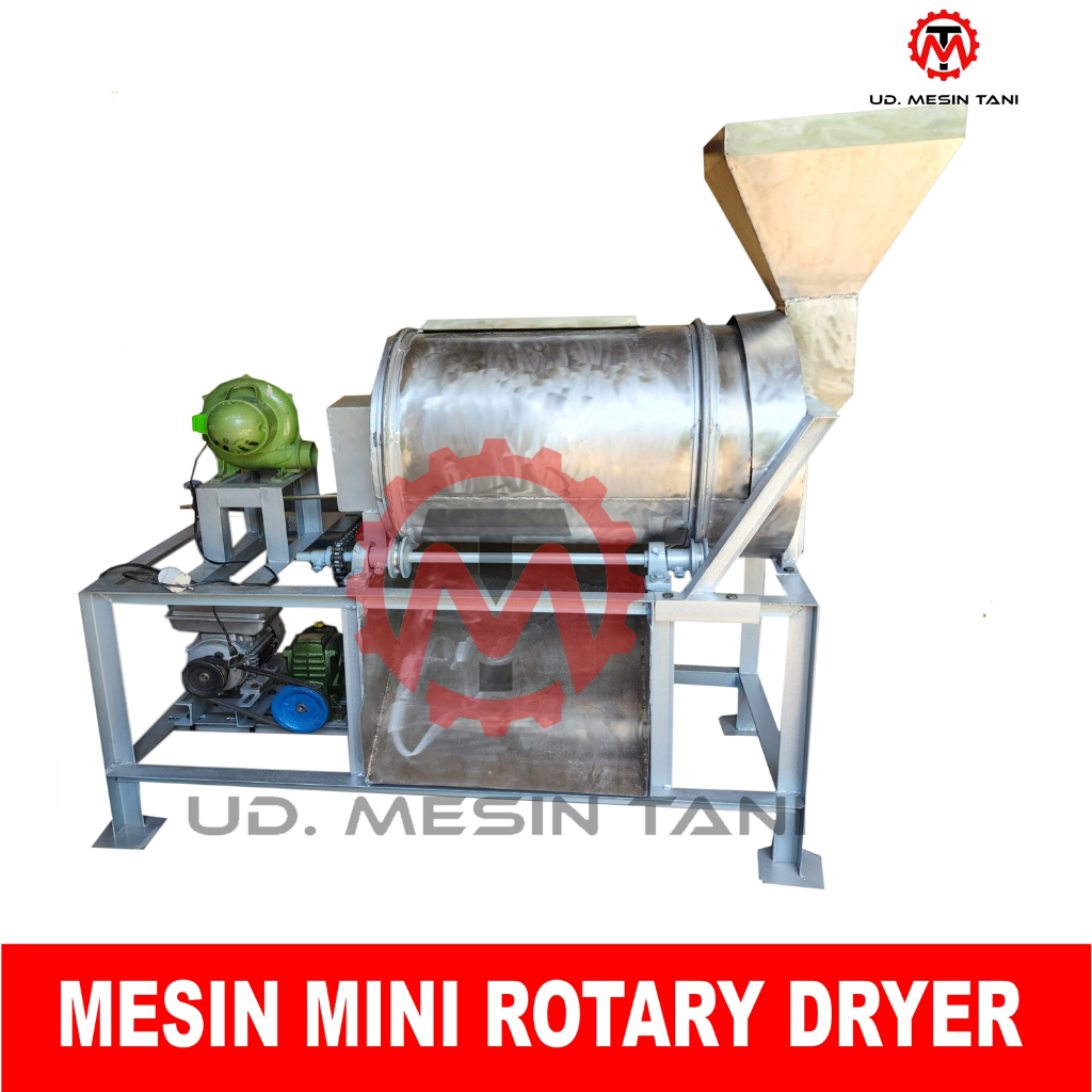 Jual Mesin MINI Rotary Dryer Statis ( OTOMATIS ) Kapasitas 30 kg/jam ...