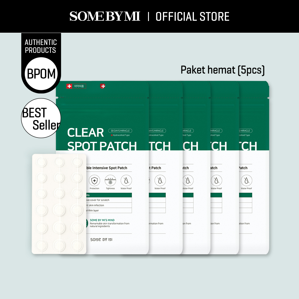 Jual SOME BY MI 30 Days Miracle Clear Spot Patch / Pimple Patch 5PCS ...