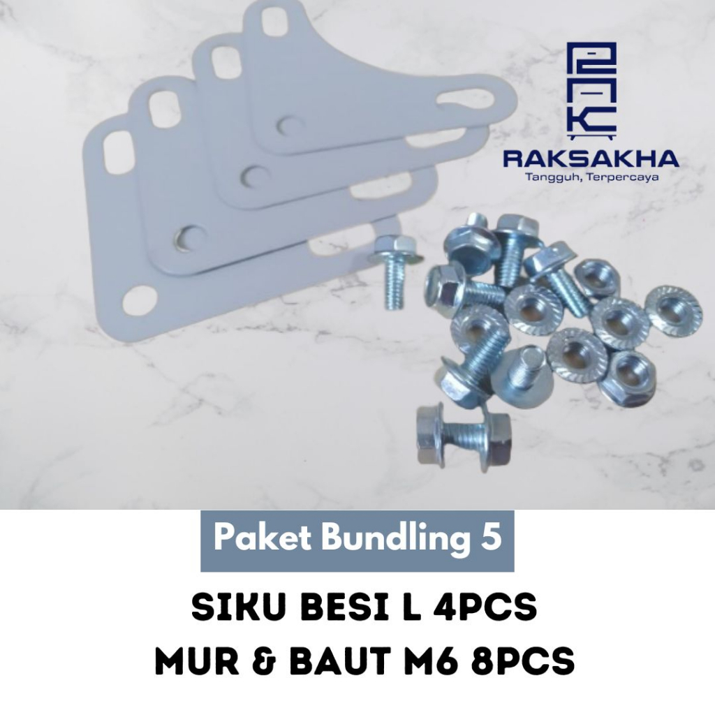 Jual PAKET BUNDLING 5_BAUT M6_SIKU BESI L | Shopee Indonesia