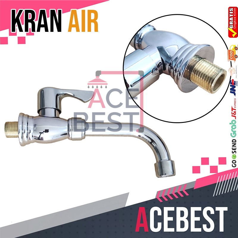 Jual Kran Angsa kran Air wastafel kran air tancap tembok tancap dinding ...