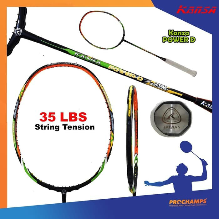 Jual RAKET KANSA TARIKAN 35 LBS KANSA POWER SERI D E F WEIGHT: 82±2g ...
