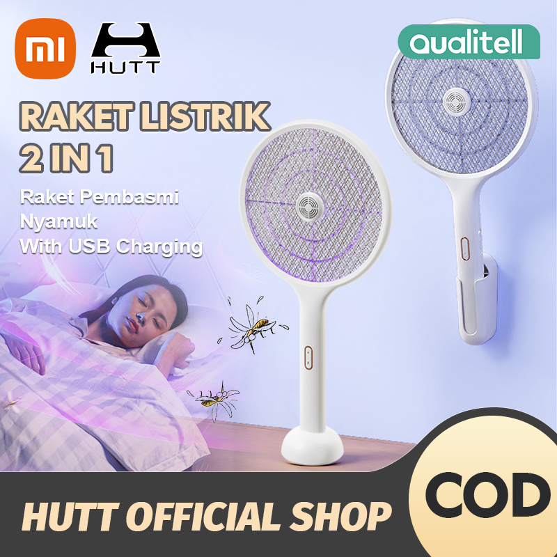 Jual Xiaomi Qualitell Raket Nyamuk Listrik Pemukul Nyamuk Elektrik Lampu Mosquito Killer 2 IN 1 ...