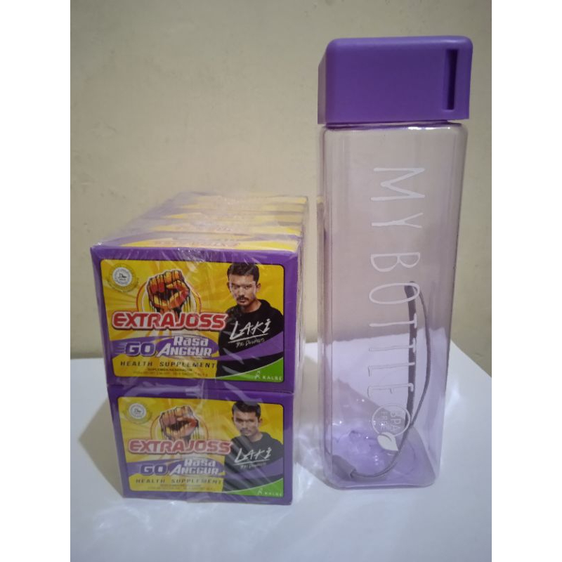 Jual Extra Joss Anggur 10 Pack (60 sachet) Bonus Botol Minum (COD ...