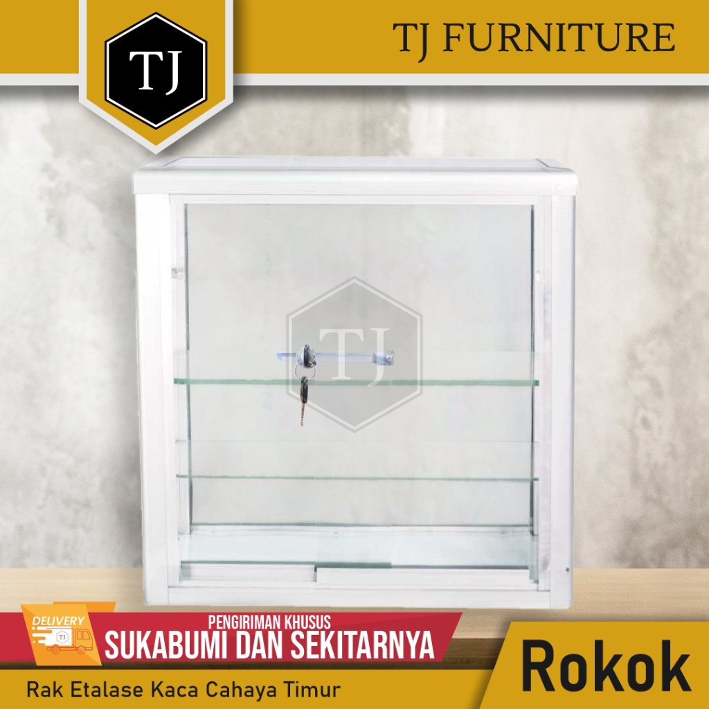 Jual Cahaya Timur Rak Etalase Kaca / Rak Display Rokok / Etalase Warung ...