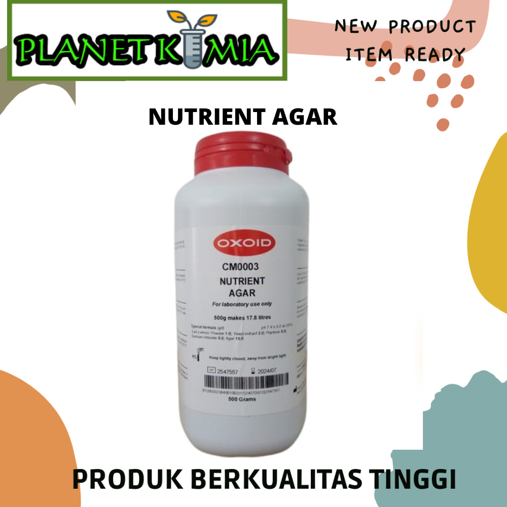 Jual NUTRIENT AGAR 500 GRAM OXOID BEST QUALITY | Shopee Indonesia